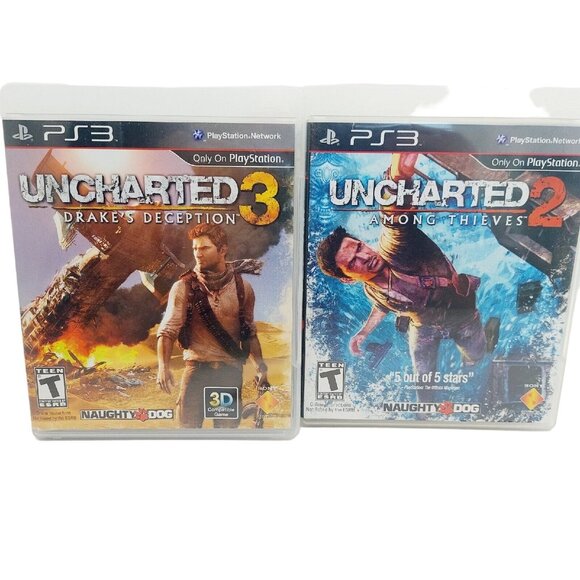Video Games & Consoles | Uncharted 2 3 Sony Playstation 3 211 Ps3 ...